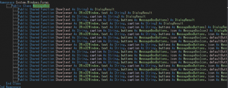 【VB.NET】メッセージボックスの使い方 MsgBox と MessageBox.Show の違い