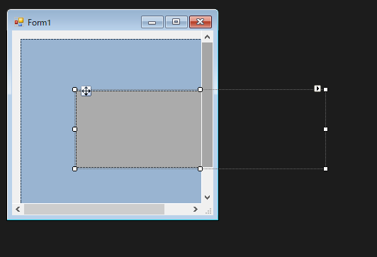 【VB.NET】フォームにスクロールバーをつける